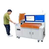 China 11 Channel Cylindrical Cell Sorting Machine With Data Record Function Sorter For Lithium Battery for sale