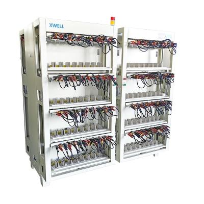China 5V 100A 64 Channel Prismatic Cell Battery Tester Grading Testing Machine for sale
