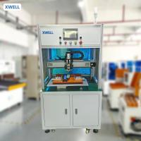 China Single Side Cylindrical Battery Spot Welder Machine With Rotary Welding Head for sale