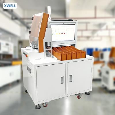 China Automatic 5-Channel Cylindrical Battery Sorting Machine For 18650, 26650, 32650, 21700 Cells With Voltage And Resistance for sale