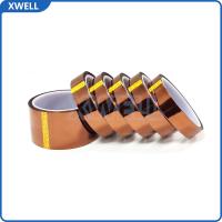 China Heat Resistant Polyimide Film Tape 0.05-0.11mm Thickness 280°C Temperature Resistance for PCB Solder Mask and Battery Insulation for sale