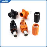 China High Voltage Connector 150A 200A 250A High-Voltage Energy Storage Connector for Battery Management Systems Lithium Battery (BMS) Copper Through-Wall Output Energy Storage Connector for sale