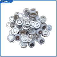 China Pre-Slotted 21700 Pre-Nickel Coated Steel Battery Shell With Safety Explosion Insulation Gaskets Proof Cap Insulation Pads for sale