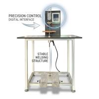 China MD-MND5000 Pneumatic Battery Pack Welding Machine 5000A Inverter Spot Welder with Large Table for sale
