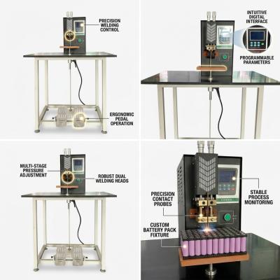 China Manual Lithium Ion Battery Spot Welding Machine for sale