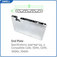 China Prismatic Battery End Plate Aluminum Extrusion Process with Dedicated Terminals 100Ah 280Ah 314Ah LiFePO4 for sale