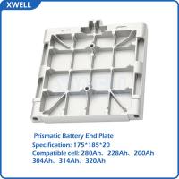 China Die-Cast Aluminum Alloy 314Ah 280Ah Prismatic Battery Cell End Plate with Matching Terminals for sale