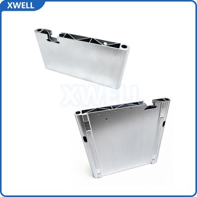 China Prismatic Battery Aluminum Extrusion End Plate with Various Width Custom Height Multi Cell Compatible for sale