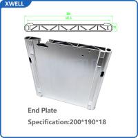 China Extruded Aluminum Shell End Plate AL6063 Prismatic Battery Cell for Module Pack Assembly for sale
