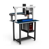 China 5000A Manual Gantry Frame Battery Spot Welding Machine for 18650 Cells with 800x600mm Table and 1000 pcs/h Speed for sale