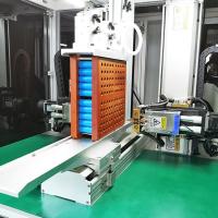 China MD-ADW Double Side Lithium Cell Spot Welding Machine 8000A with 500mm Y-Axis Travel and 5000pcs/Hour Capacity for sale