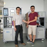 China 0.3mm Lithium Battery Spot Welding Machine with 350mm Travel and 400 Battery Capacity for 18650 21700 26650 Cells for sale