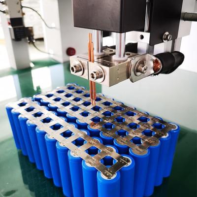 China XW-MNA25 Pneumatic Gantry Battery Pack Spot Welding Machine AC 25KVA Foot Pedal Control 800x600mm Table for sale
