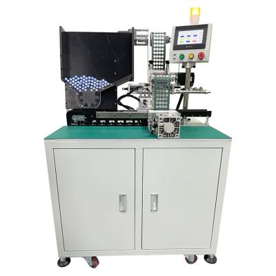 China Cylindrical 18650 Battery Sticker Machine with 5000/Hour Capacity and 100W Power for Automated Insulation Paper Labeling for sale