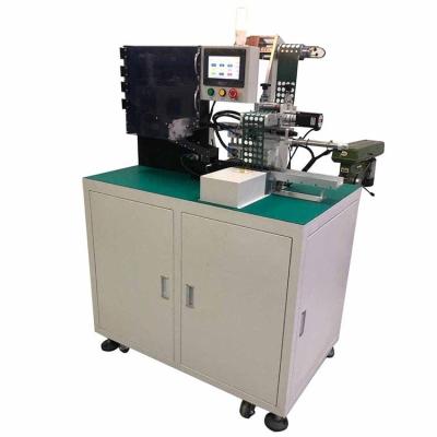 China Barley Paper Battery Cell Sticking Machine with 4000pcs/Hour Capacity and 100mm Adjustable Electrode Distance for 18650 Battery Positive Protection for sale