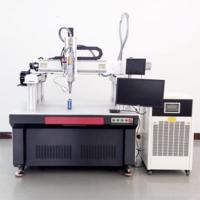 China 1000W Galvanometer Fiber Laser Welding Machine with 5mm Welding Line and 0.05mm Precision for Battery Manufacturing for sale