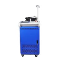 China WSX Head Battery Laser Welding Machine 50kHz Handheld Spot Welder with 0-4mm Adjustable Spot Size and 8m Cable for sale
