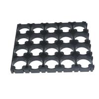 China 18650 Battery Holder 18.4mm Pore Size 100x80mm ABS Plastic 4x5 Cell Configuration for DIY Battery Packs for sale
