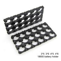 China 19.5mm Spacing 18650 Battery Holder with 0.15-0.2mm Nickel Strips for 1P-9P Configurations for sale