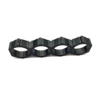 China ABS 18650 Battery Holder 2P-13P Configurations with 16.8mm Pitch Spacing for Lithium Cell Organization for sale