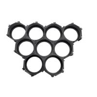 China ABS 18650 Battery Holder 2P-13P Configurations with 16.8mm Pitch Spacing for Lithium Cell Organization for sale
