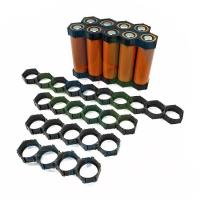 China ABS 18650 Battery Holder 2P-13P Configurations with 16.8mm Pitch Spacing for Lithium Cell Organization for sale