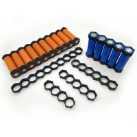 China ABS 18650 Battery Holder 2P-13P Configurations with 16.8mm Pitch Spacing for Lithium Cell Organization for sale
