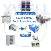 China 22 Channel Heat Shrink Pouch Cell Assembly Equipment for 18650 Battery Pack Production Line with Ultrasonic Welding for sale
