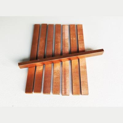 China 60mm Square Copper Electrode Pin for Battery Spot Welding - 6×3mm Tip, 322 W/m/°K Thermal Conductivity for sale