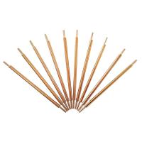 China 1.8mm Copper Alloy Electrode Pin for Battery Spot Welding - 80mm Length, 3.0mm Middle Diameter for sale