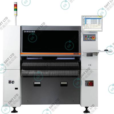 China Samsung SM482 Pick and Place Machine 28000 CPH 6 Shafts Cantilever Electric Feeders for sale