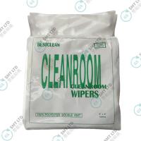 China Polyester Fiber Dust Free Cloth 9x9 Inch Laser Cut Ultra Low Dust Industrial Wiping for sale