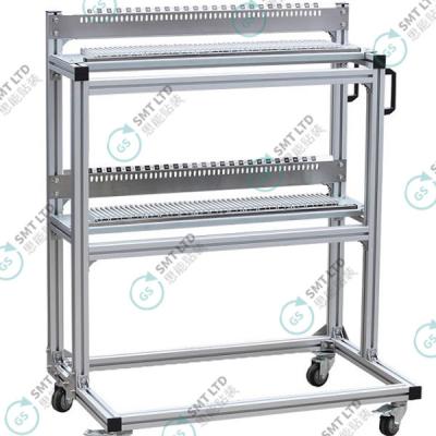 China SMT Feeder Car 100 Feeder Capacity Aluminum Construction Anti-Static Drag Chain for sale