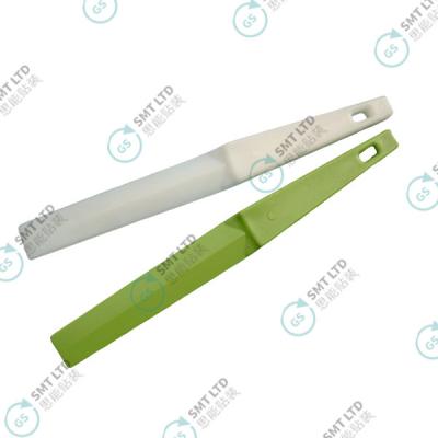 China Soft SMT Solder Paste Spatula White/Green - Flexible Solder Paste Squeegee for PCB Assembly for sale