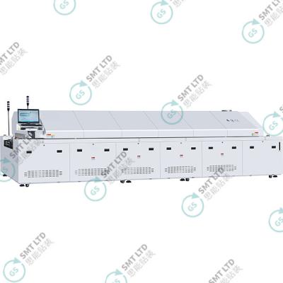 China Modular Lead-Free Hot Air Reflow Oven Windows 10 Siemens PLC PID Control 8 Zone for sale