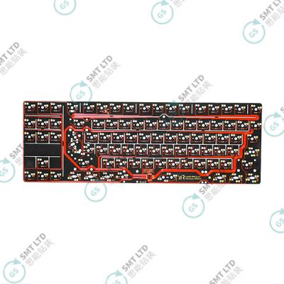 China Custom Multilayer HDI PCB Keyboard Board 1.6mm Thickness for Gaming Business for sale