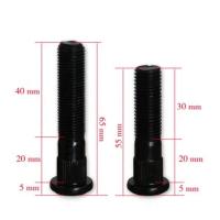 China JIS GB ANSI BSW High Tensile Rear Hub Bolt Wheel Hub Bolts for sale