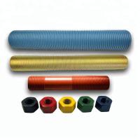 China M4-M100 PTTF Thread Rods Xylan Coated Stud Bolts And Nuts for sale