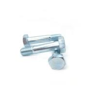 China DIN931 Class 8.8 Blue Zinc Half Thread Hex Bolts Galvanized Finish for sale