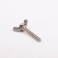 China DIN316 stainless steel Wing bolts  Butterfly thumb stainless steel screws wing bolts for sale
