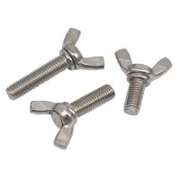 China DIN316 stainless steel Wing bolts  Butterfly thumb stainless steel screws wing bolts for sale