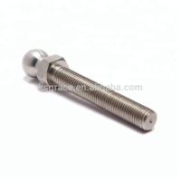 China Plain Finish Round Head Bolts Stainless Steel Ball Head Bolt Ball Head Stud Bolt for sale
