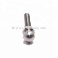 China Plain Finish Round Head Bolts Stainless Steel Ball Head Bolt Ball Head Stud Bolt for sale