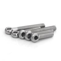 China DIN 444 Stainless Steel Eye Bolt SS 304 Small Female Swing Eye Bolt With Eye Nut for sale