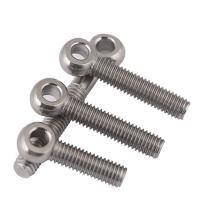 China DIN 444 Stainless Steel Eye Bolt SS 304 Small Female Swing Eye Bolt With Eye Nut for sale