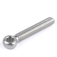 China DIN 444 Stainless Steel Eye Bolt SS 304 Small Female Swing Eye Bolt With Eye Nut for sale