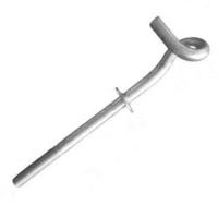 China Galvanized Pigtail Eye Bolt Pigtail Hook Bolt For Electric Power Fittings for sale