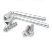 China 304 stainless steel triangle head anti-theft screw chassis bolt outer triangle anti-disassembly lamppost bolt for sale