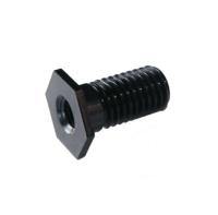 China Black Anodized Aluminum Threaded Hollow Hex Bolt Hex Head Hollow Bolt for Wiring for sale
