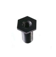 China Black Anodized Aluminum Threaded Hollow Hex Bolt Hex Head Hollow Bolt for Wiring for sale